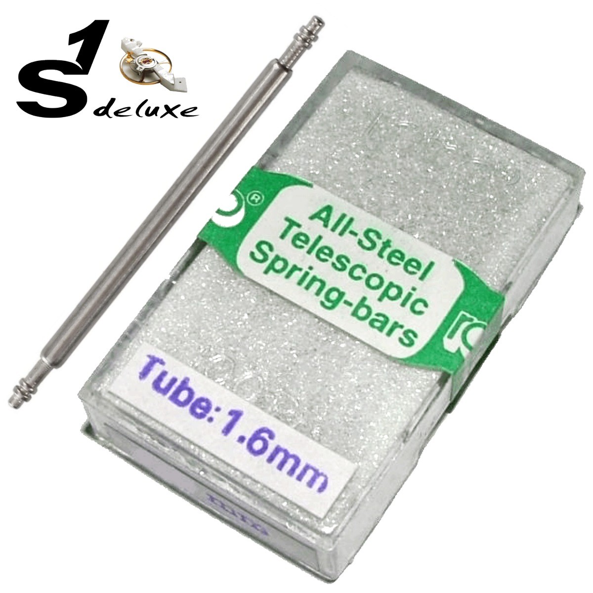 100 aus Edelstahl gefertigte stabile Federstege Breite 22mm und ...