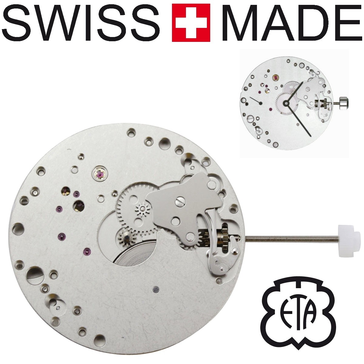 Unitas ETA 6497-1 Lepine Uhrwerk mit Handaufzug zum TOP Preis - Kauf ...