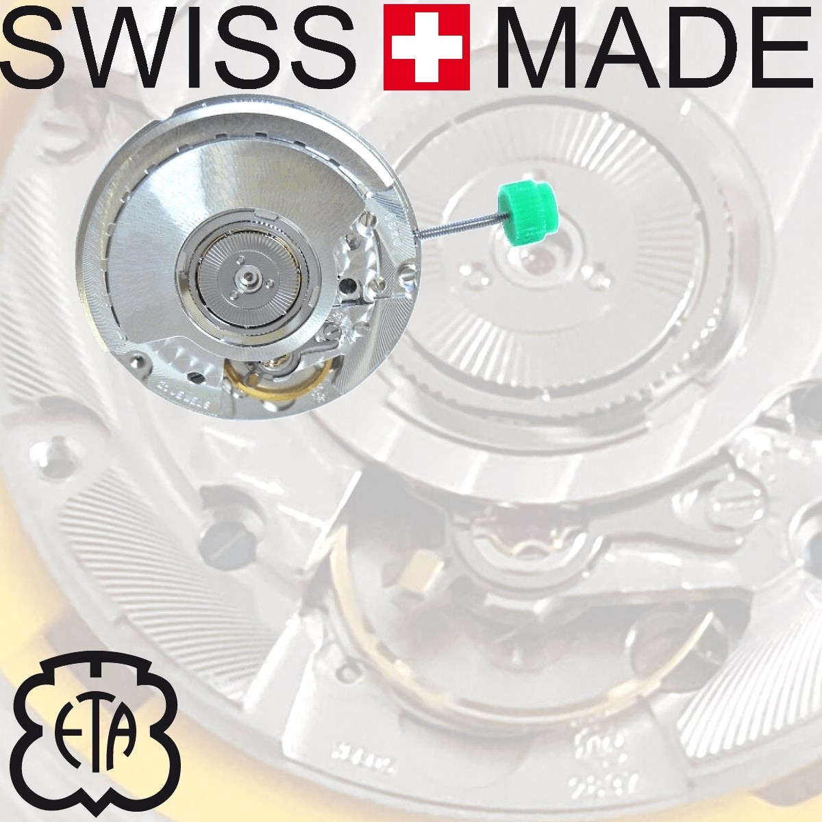ETA 2897 Automatik-Uhrwerk mit Datum - Original ETA Uhrwerke online kaufen
