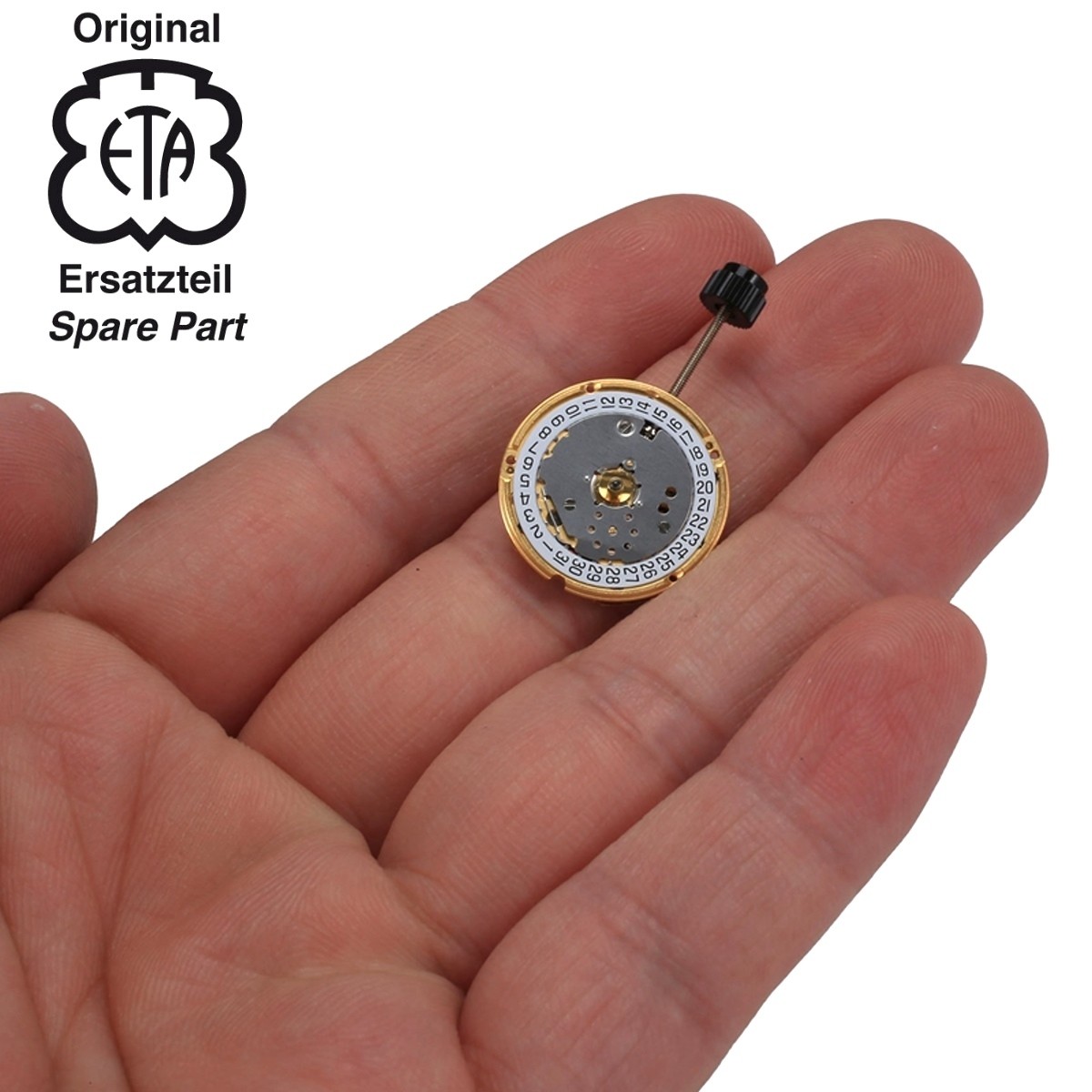 Uhrwerk für Armbanduhren ETA F03.111 QUARZ mit Datum - ETA Quarzwerk ...