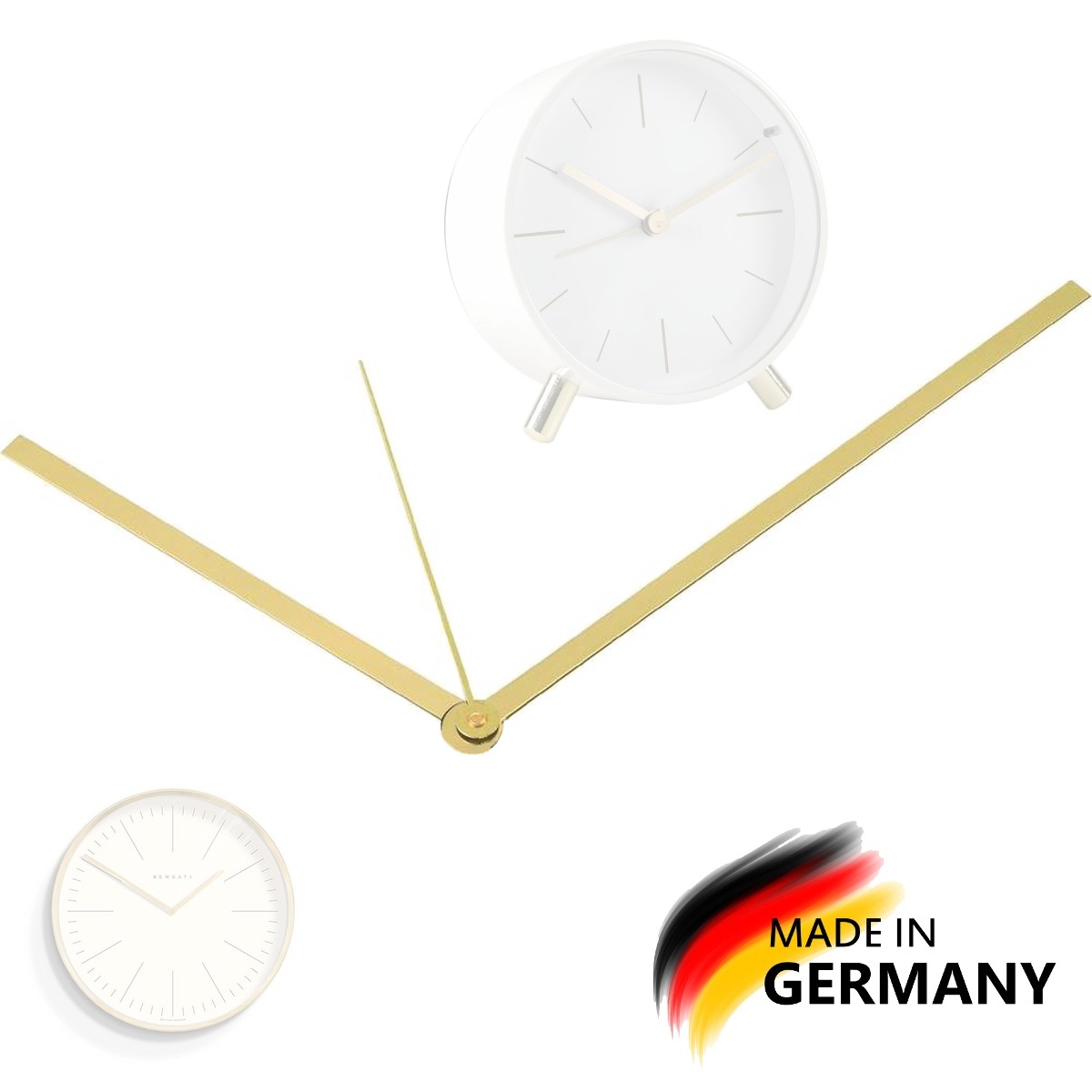 Mini Quarzwerk UTS 53 VIP mit Zeigern - kleines Ersatz-Uhrwerk mit ...