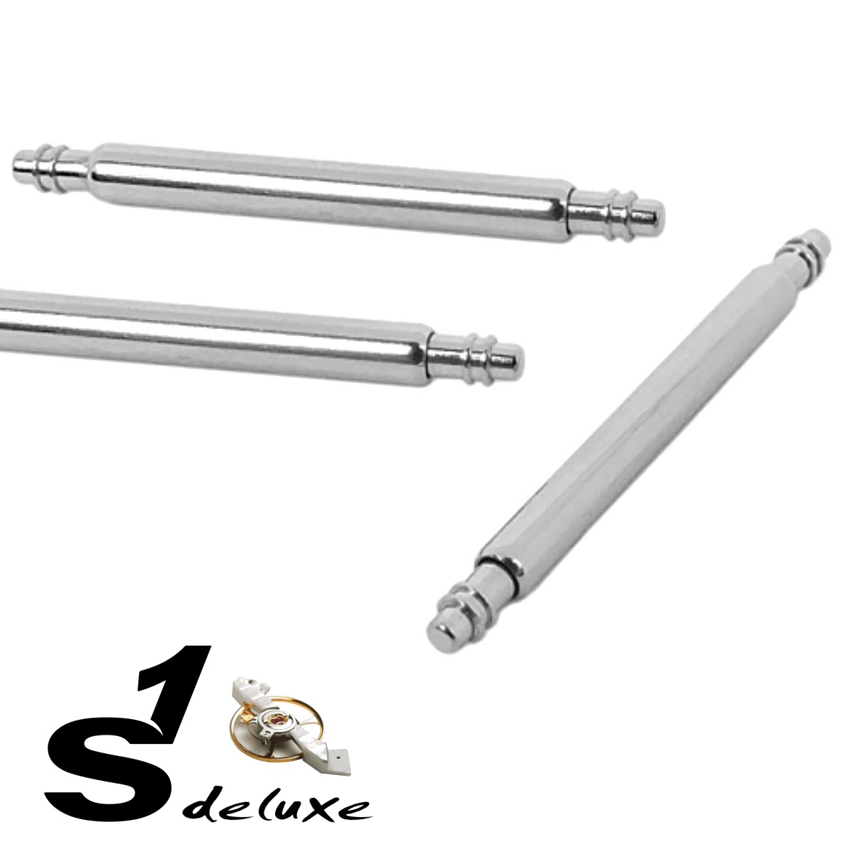 100 stabile Federstege - die gängigsten Gröen 20 - 22 + 24mm Edelstahl ...