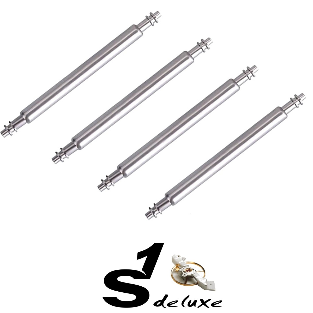 100 stabile Federstege - die gängigsten Gröen 20 - 22 + 24mm Edelstahl ...